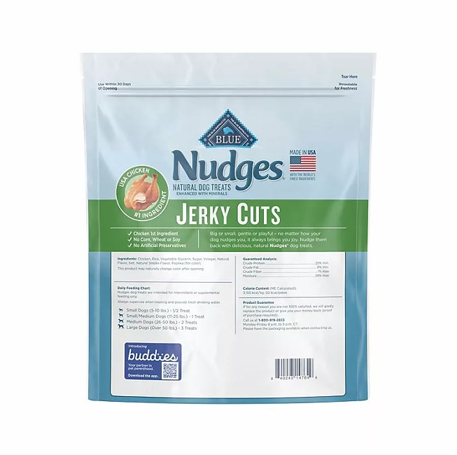 Nudges Chicken Jerky Cuts 40 Oz