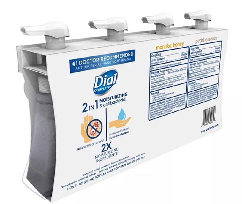 Dial Complete Foaming Hand Wash, Variety Pack (7.5 fl. oz., 4 pk ...