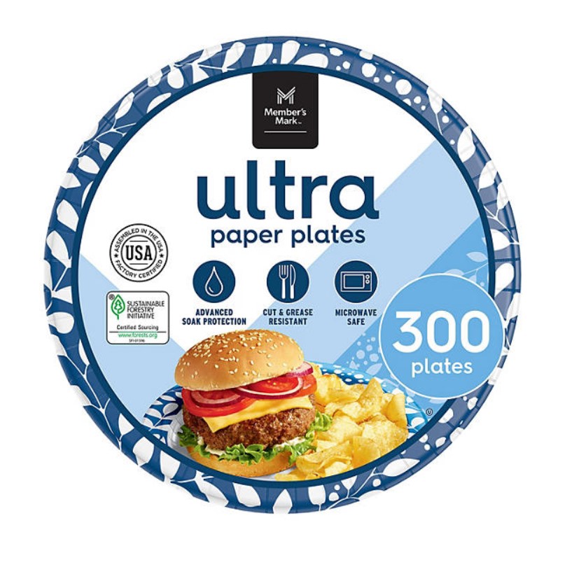 Member's Mark Ultra Lunch Paper Plates, 8.5", 300 ct. - Polestar Tools ...