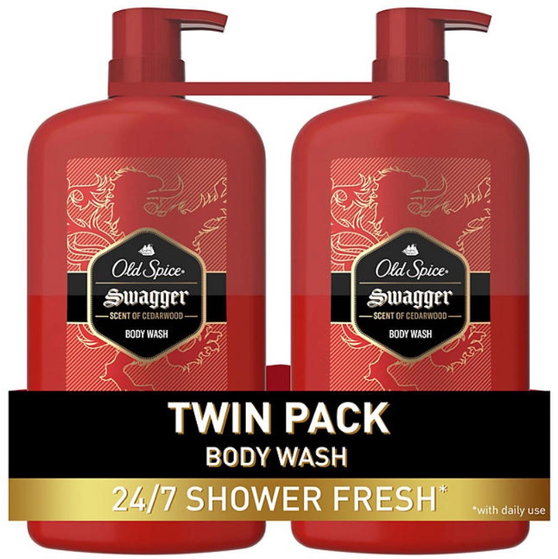 Old Spice Swagger Scent of Confidence, Body Wash for Men (30 fl. oz., 2 ...