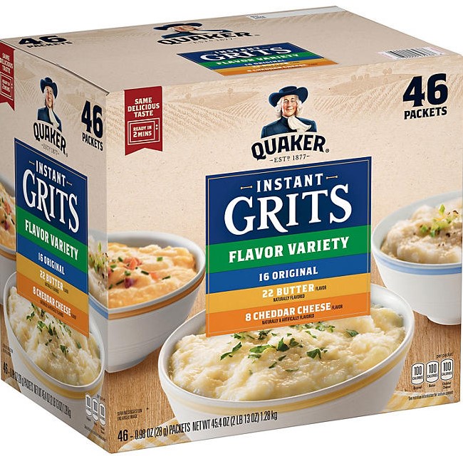Quaker Instant Grits, Variety Pack (45.4 oz., 46 pk.) - Polestar Tools ...
