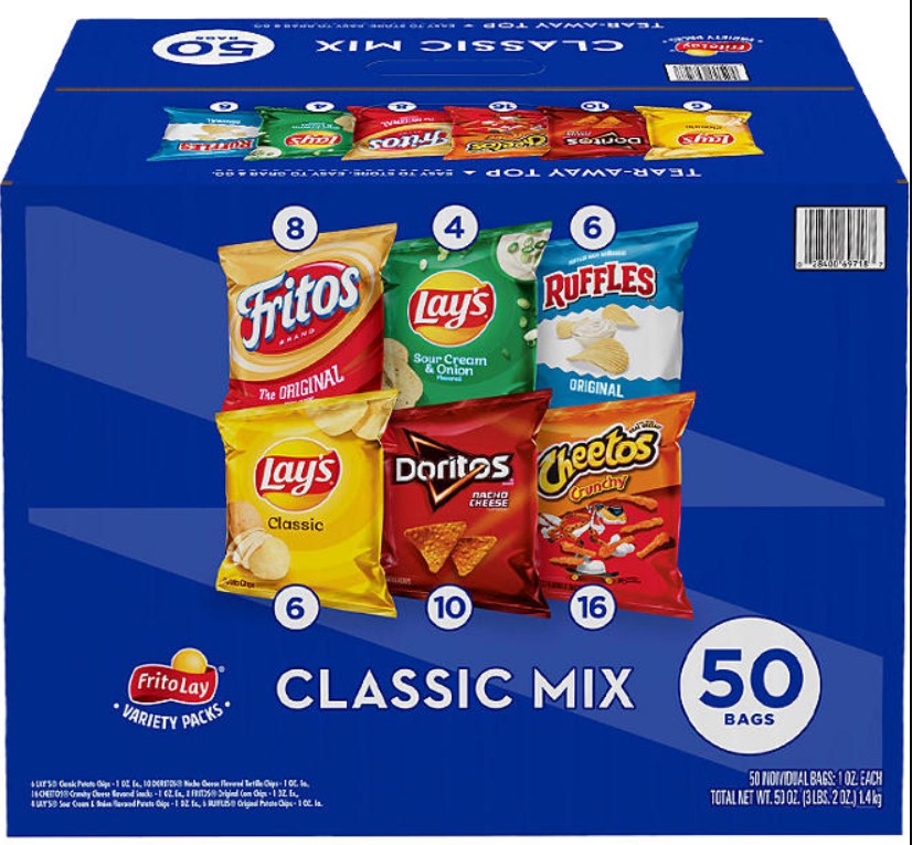 Frito-Lay Classic Mix Variety Pack (50 pk.) - Polestar Tools & Supply