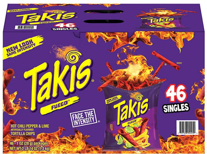 Takis Fuego Rolled Tortilla Chips (1 oz., 46 pk.) - Polestar Tools & Supply