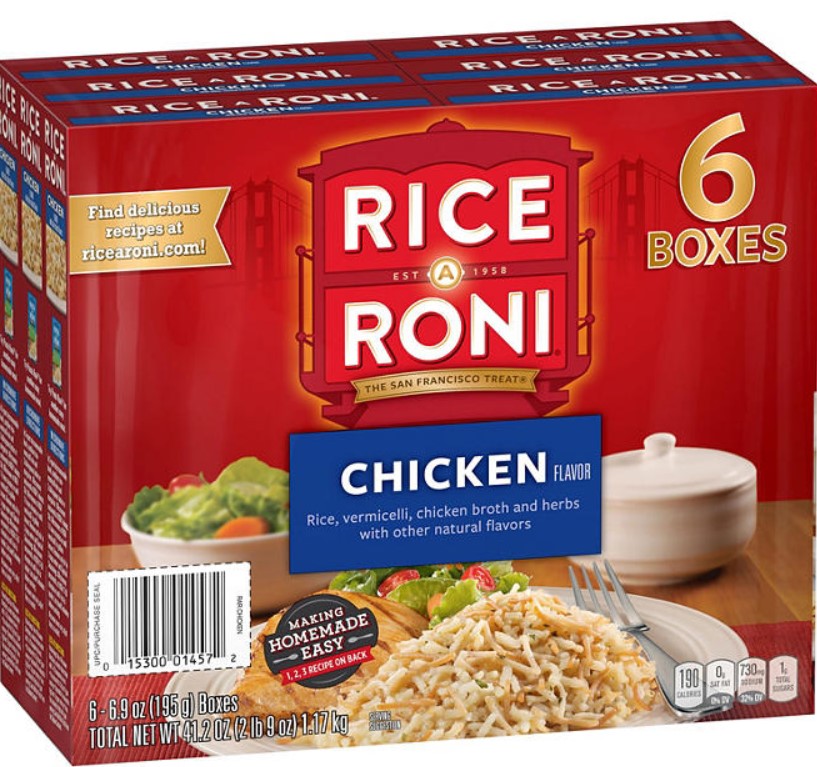 Rice-A-Roni Rice & Vermicelli Mix, Chicken (6.09 oz., 6 pk.) - Polestar ...