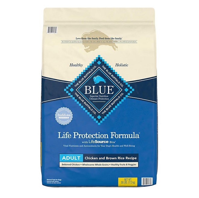 Blue Life Protection Formula Chicken and Brown Rice, Adult Natural Dry ...