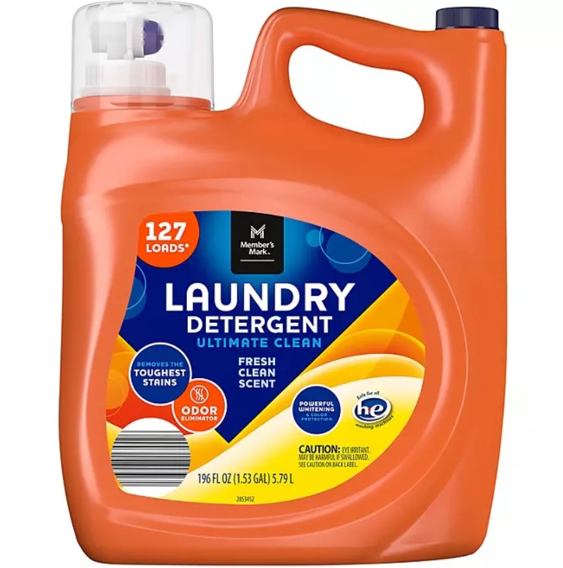 Member's Mark Liquid Laundry Detergent, Fresh Scent, 127 loads, 196 fl ...