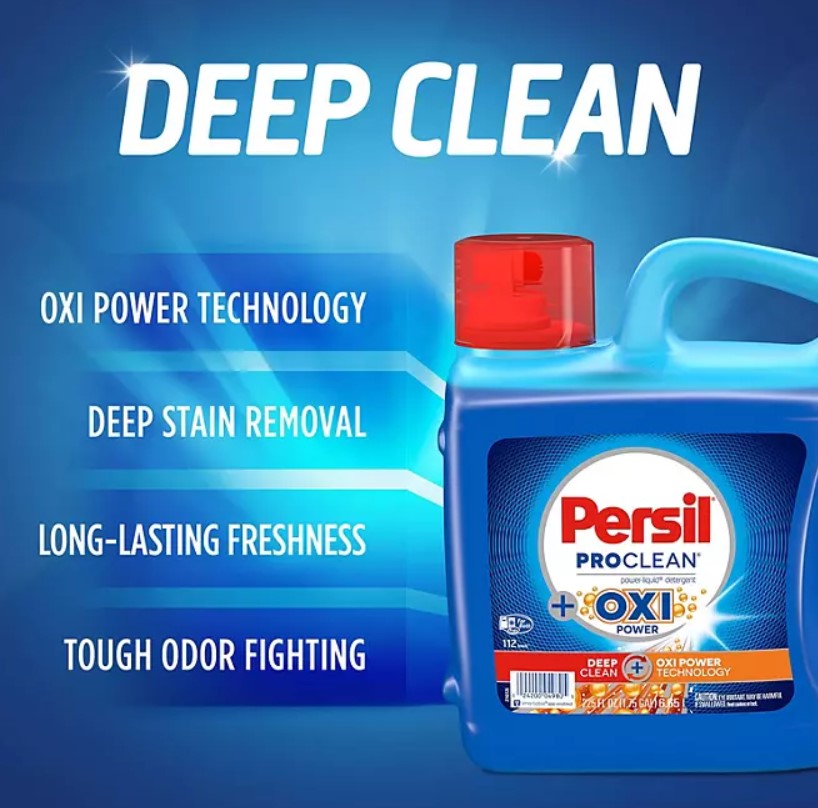 Persil OXI + Odor Power Liquid Laundry Detergent, 120 loads, 240 fl. oz ...
