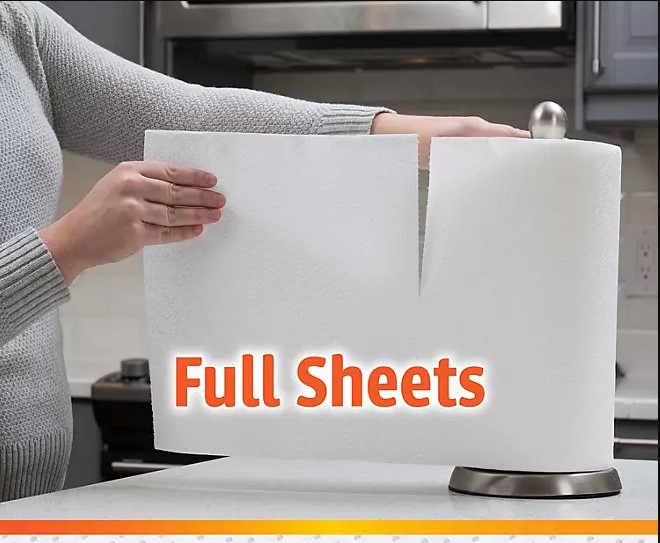 Member's Mark Premium Full Sheet 2-Ply Paper Towels, Huge Rolls (101 ...