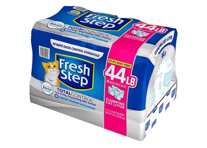 Fresh Step Total Control Scented Clumping Litter with Febreze, 44 lbs ...