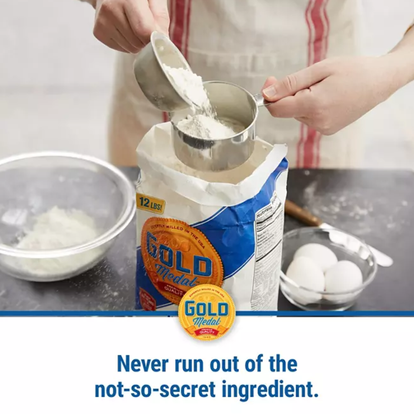 Gold Medal All Purpose Flour (12 lbs.) - Polestar Tools & Supply